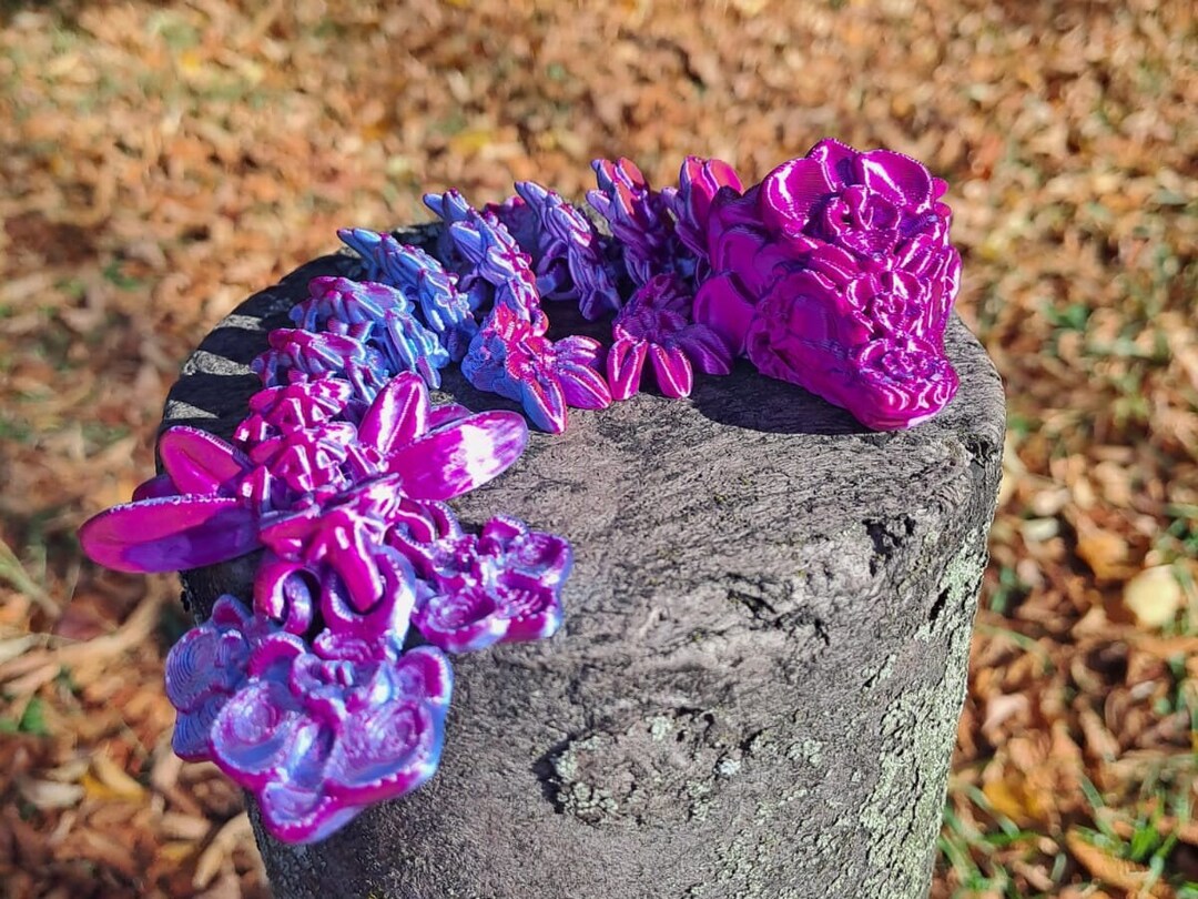 Orchid Dragon - Orchid Dragon Dragon Fidget Spinner Flexible Movable ...