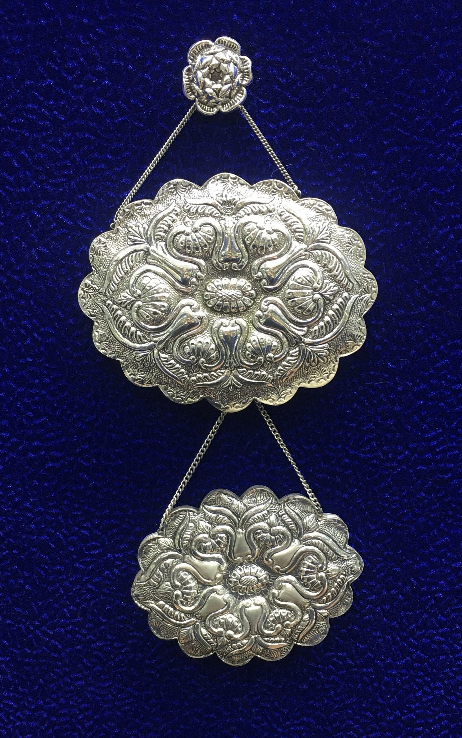 Turkish Silver Wall Mirror With Repousse Design 900 - Etsy