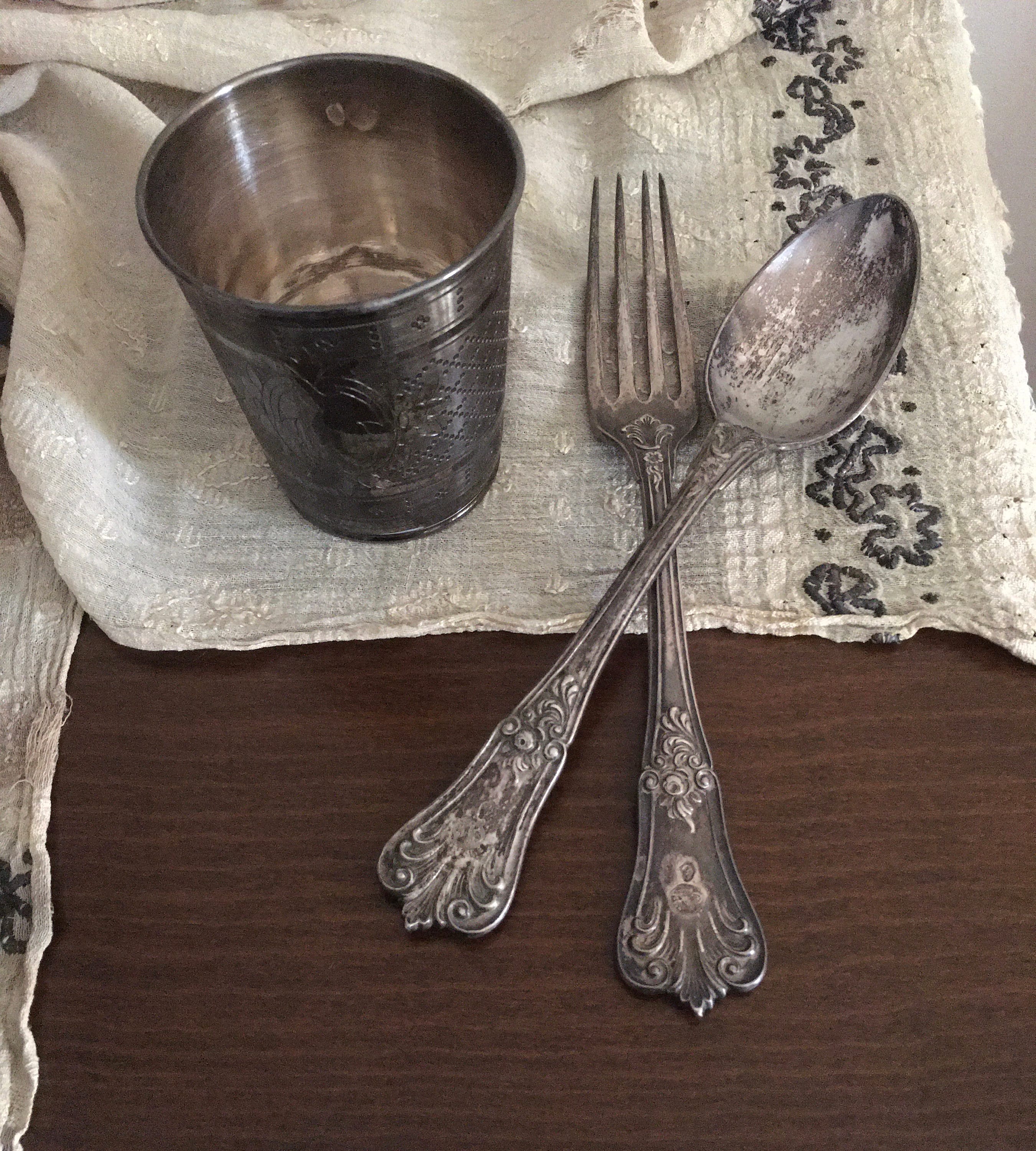 Rare Ottoman Period Turkish Silver Glass With Tughra Mark for ...