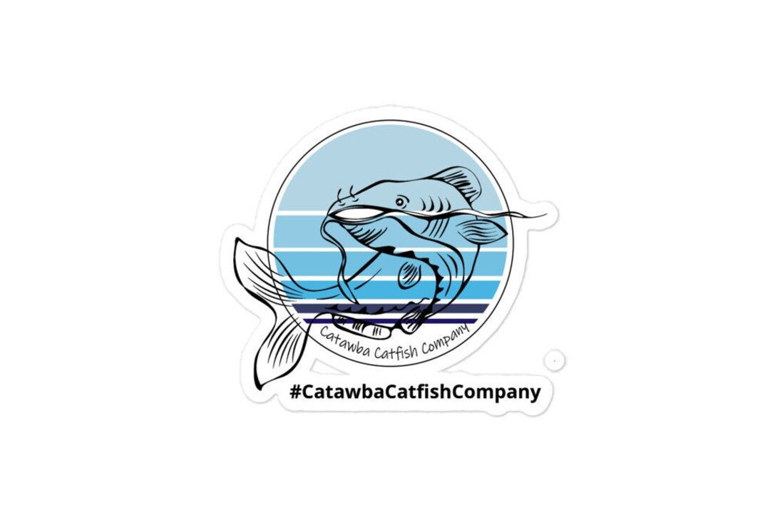 Catawba Catfish Cooler Stickers - Etsy