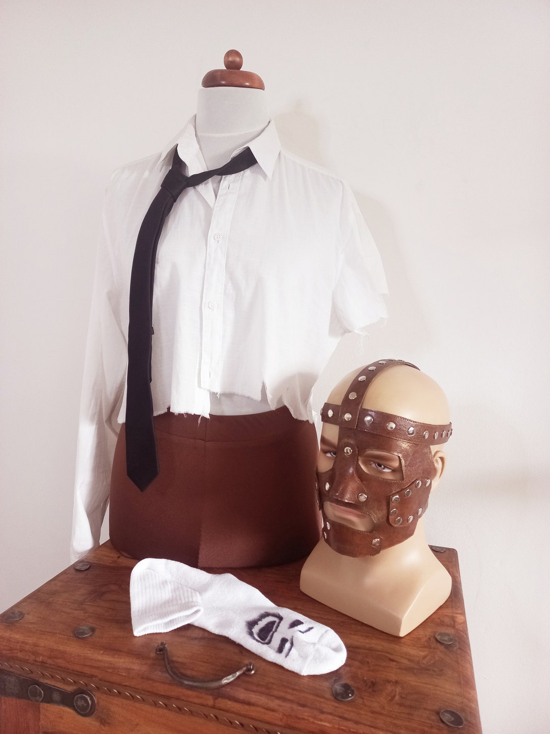 Mankind Mick Foley Cosplay Tribute Gear Set by Kayleigh Fabe. Handmade ...