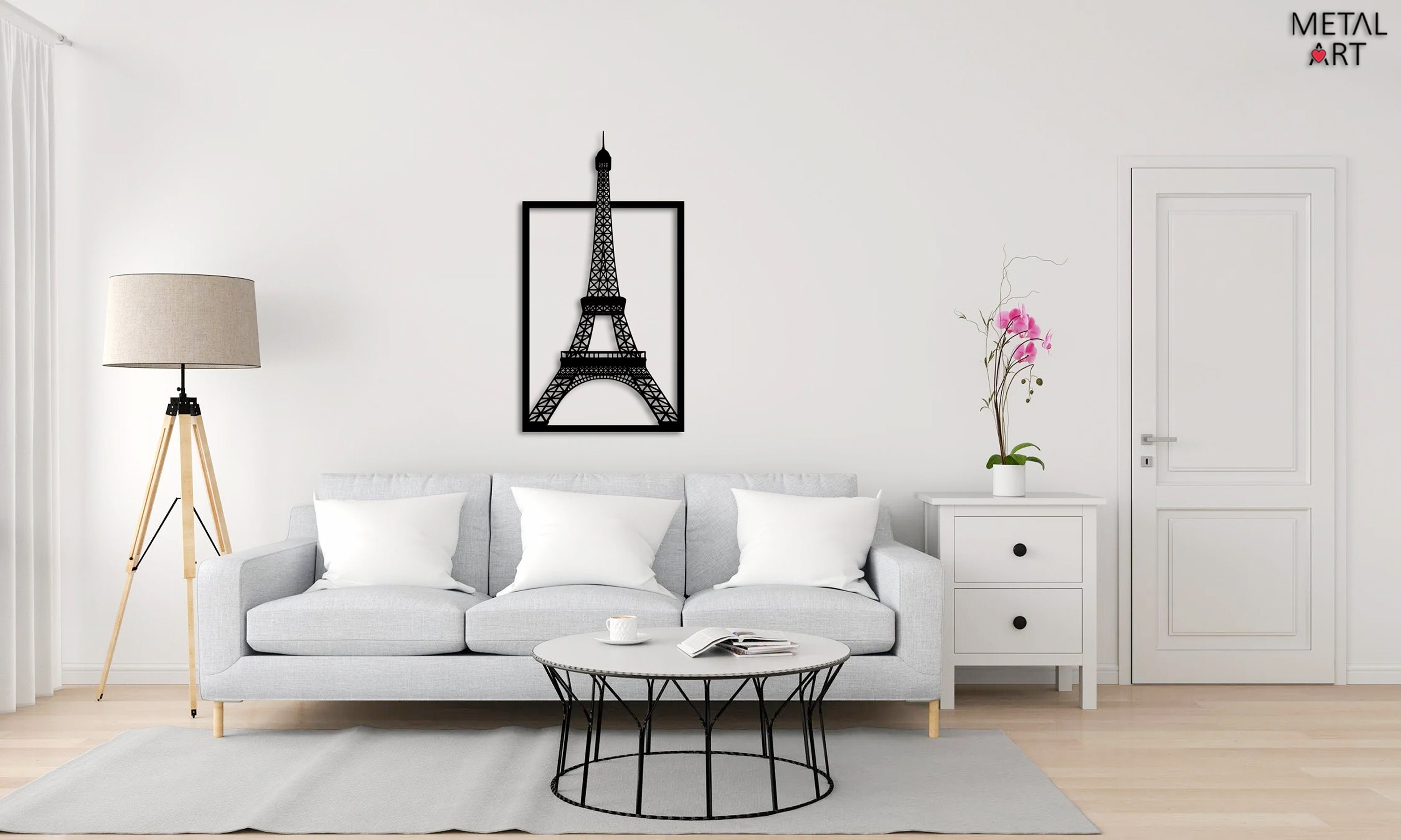 Paris Eiffel Tower Wall Decor Paris Metal Art Eiffel Wall - Etsy