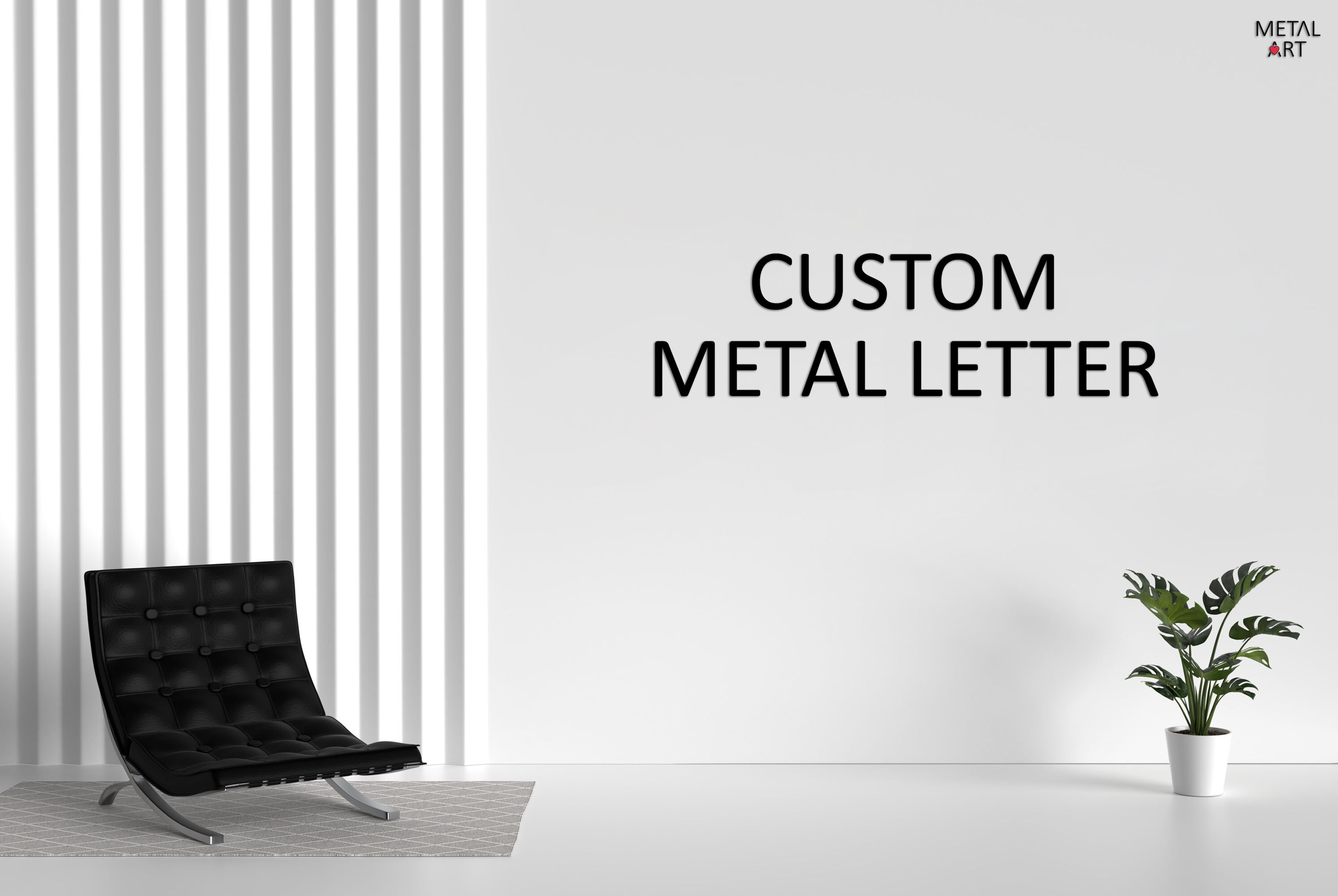 Custom Metal Letters, Custom Metal Words, Wall Metal Quotes, Large ...