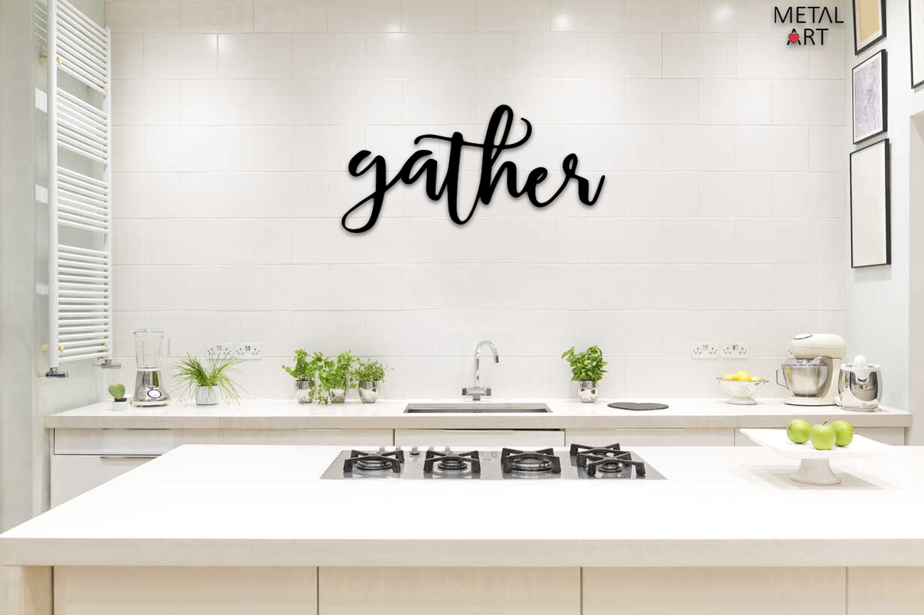 Gather Metal Sign Gather Word Cut Out Gather Metal Art - Etsy