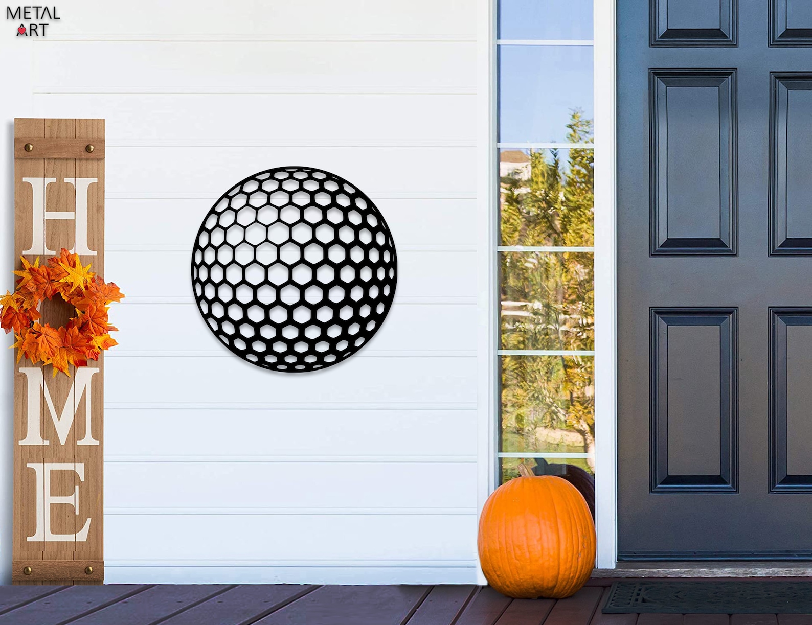 3D Golf Ball Metal Wall Art 3D Wall Art Decor Sports Metal - Etsy