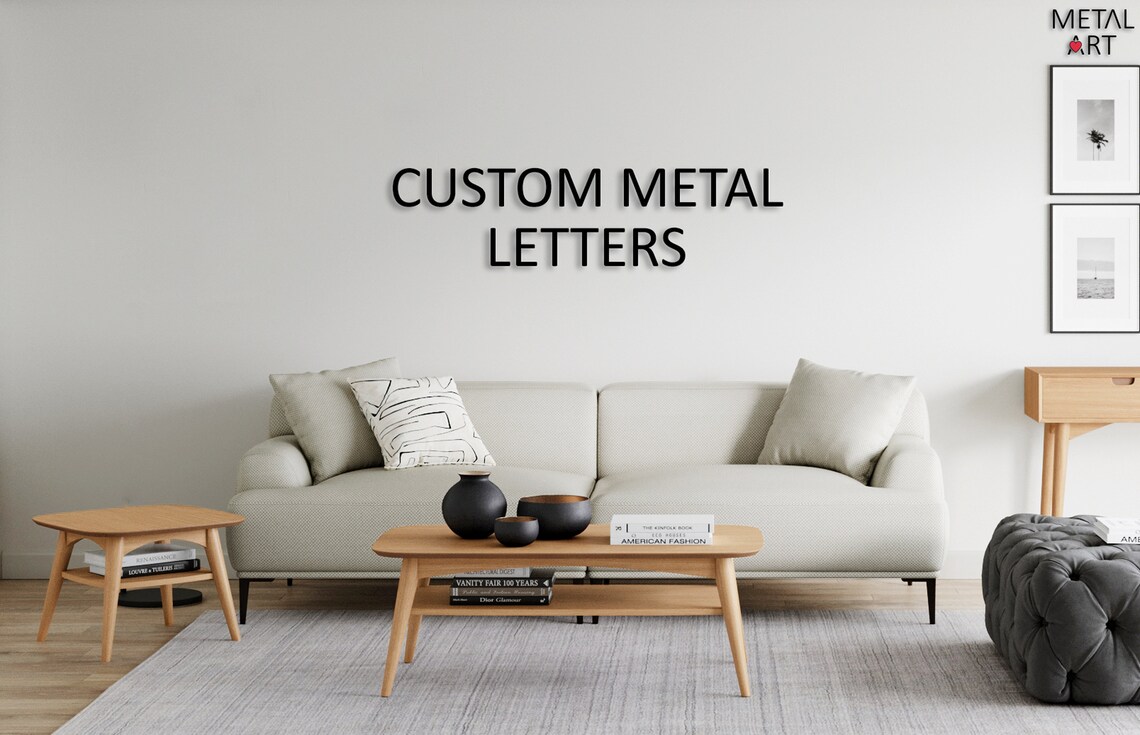 Custom Metal Letters, Custom Metal Words, Wall Metal Quotes, Large ...
