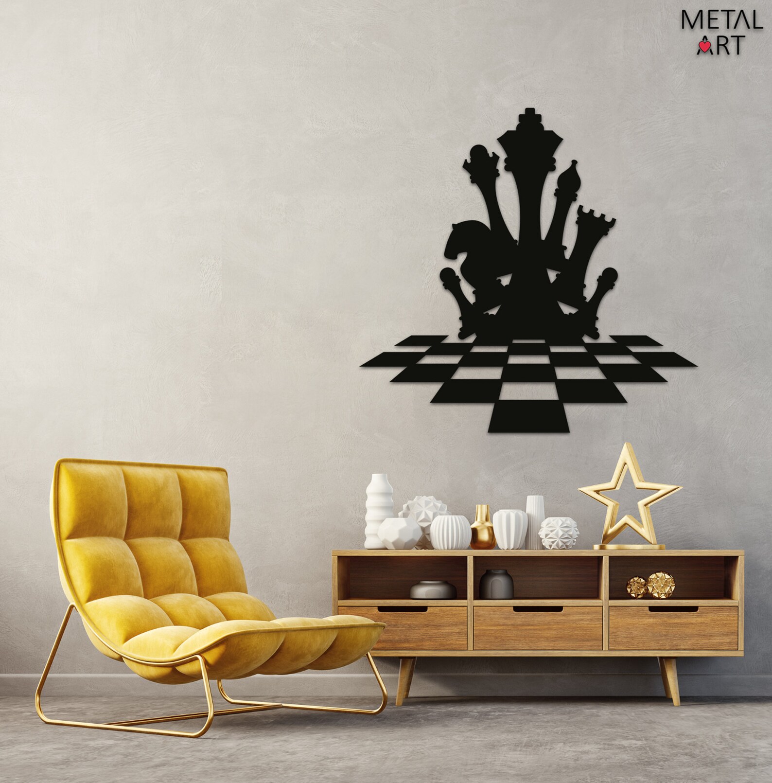 3D Chess Metal Wall Decor Chess Metal Wall Art Chess Pieces - Etsy