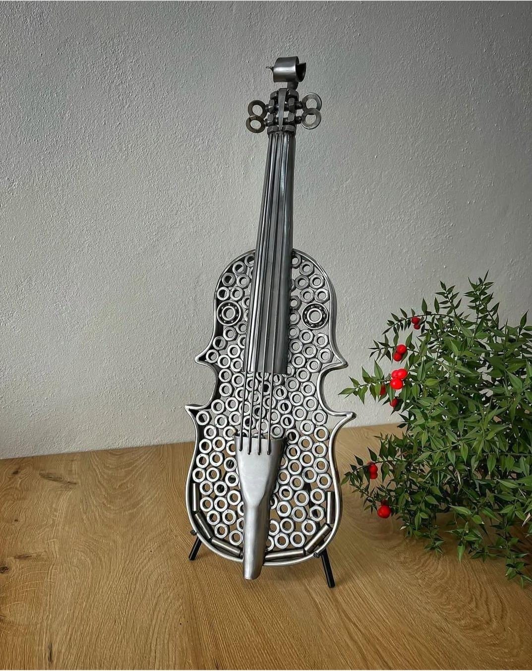 Metal Violin, Handmade Violin, Gift Violin, Handmade Metal Violin ...