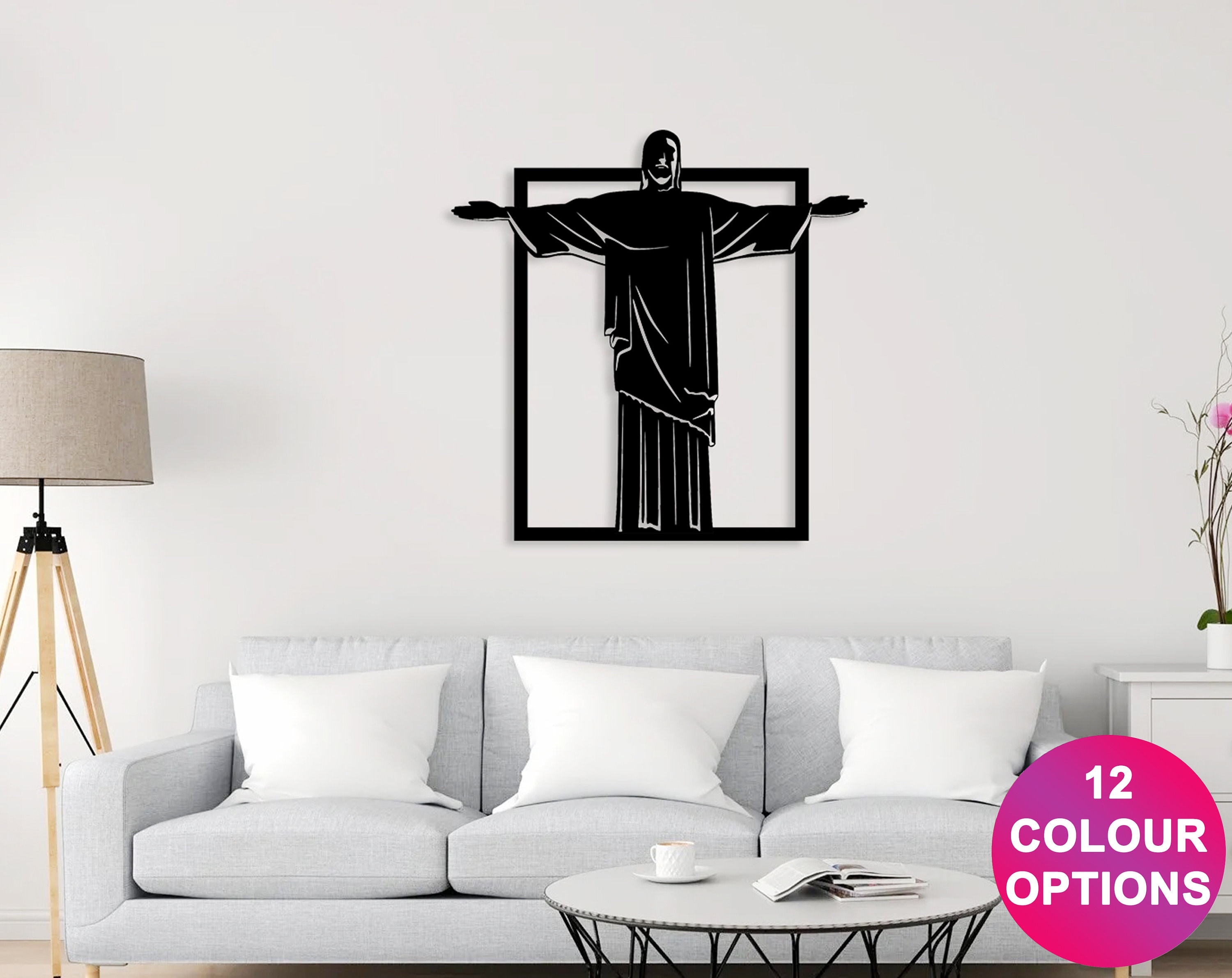 Christ the Redeemer Statues Metal Wall Art, Rio De Janeiro Jesus Christ ...