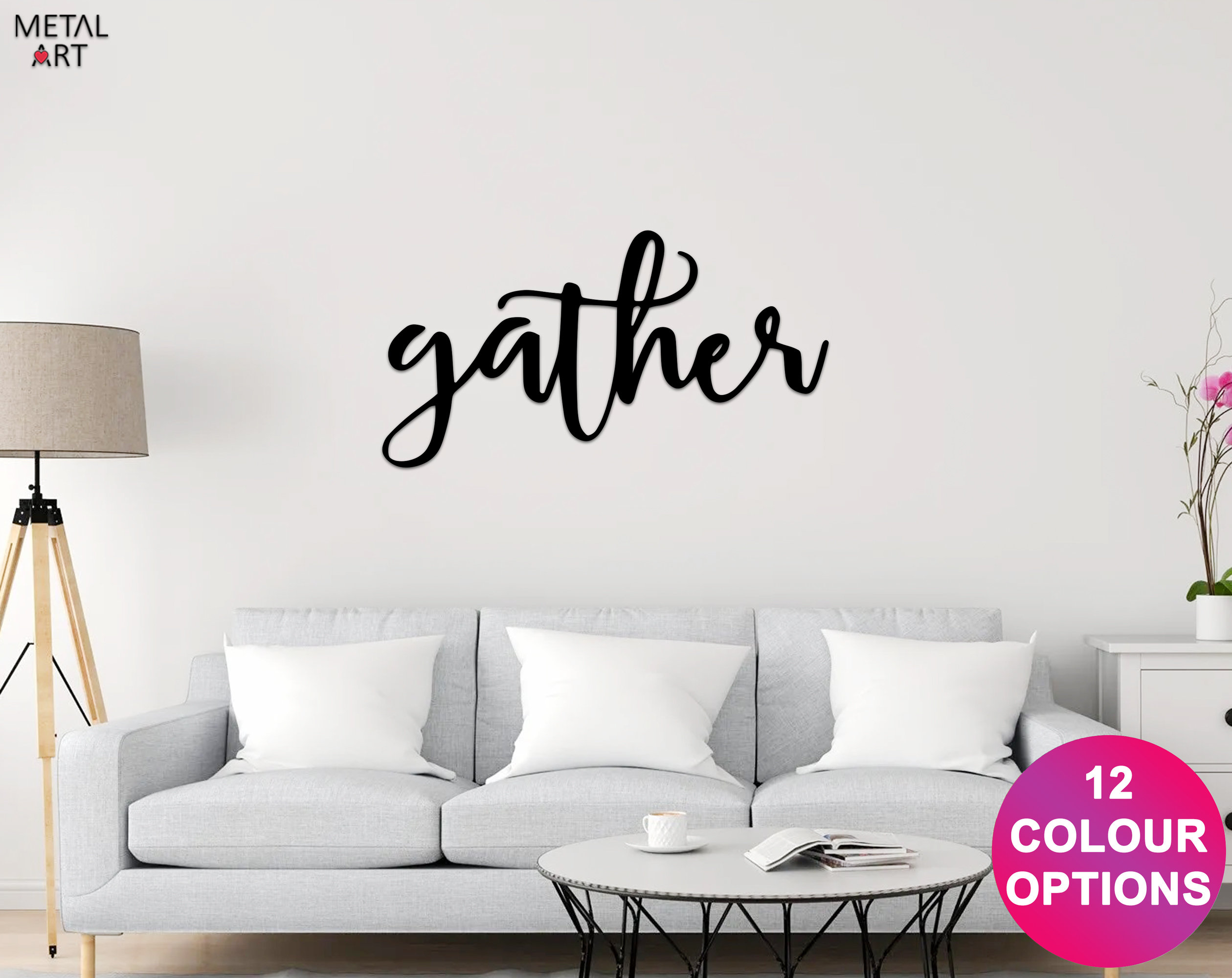 Gather Metal Sign Gather Word Cut Out Gather Metal Art - Etsy