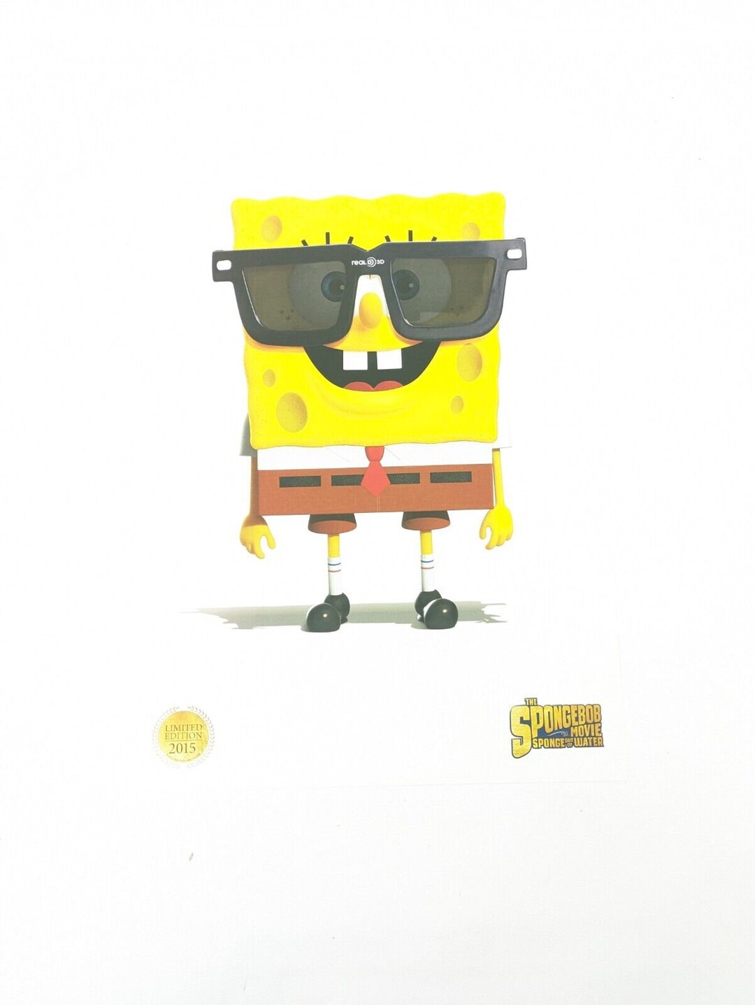 Limited Edition Spongebob 3D Movie Out of Water Film Poster - Etsy