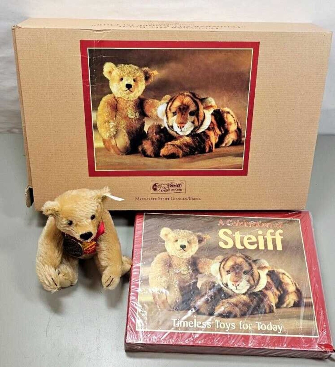 Steiff Plush Stuffed Animal Bear Mohair Tan Celebration 665325, Ltd Ed ...