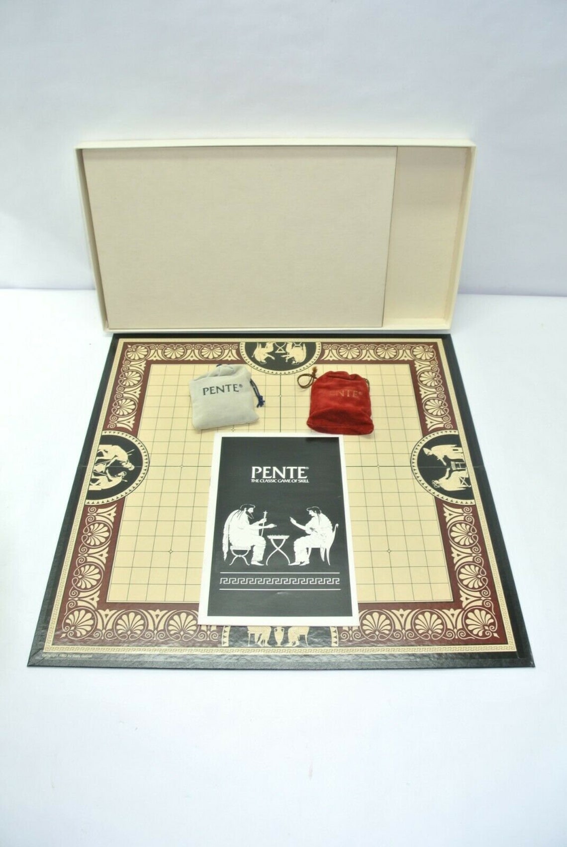 Complete Vintage 1982 Pente Boxed Board Game W/ Blue & Amber - Etsy