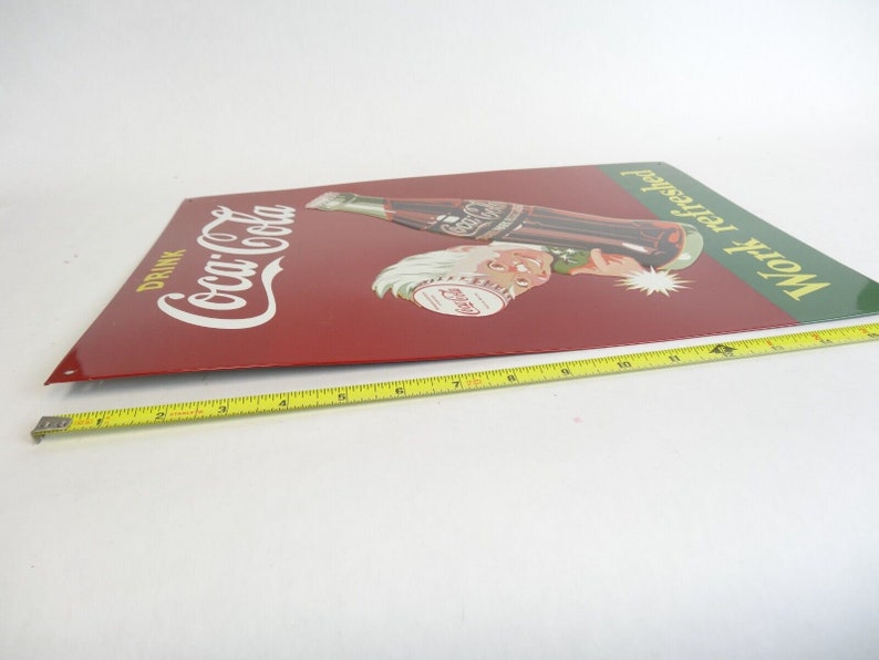 Classic Coca Cola Work Refreshed Coke Sprite Boy Tin Sign - Etsy