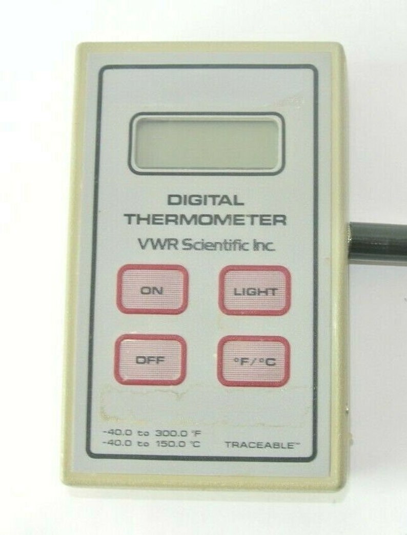 Vintage VWR Scientific Traceable Digital Thermometer With - Etsy