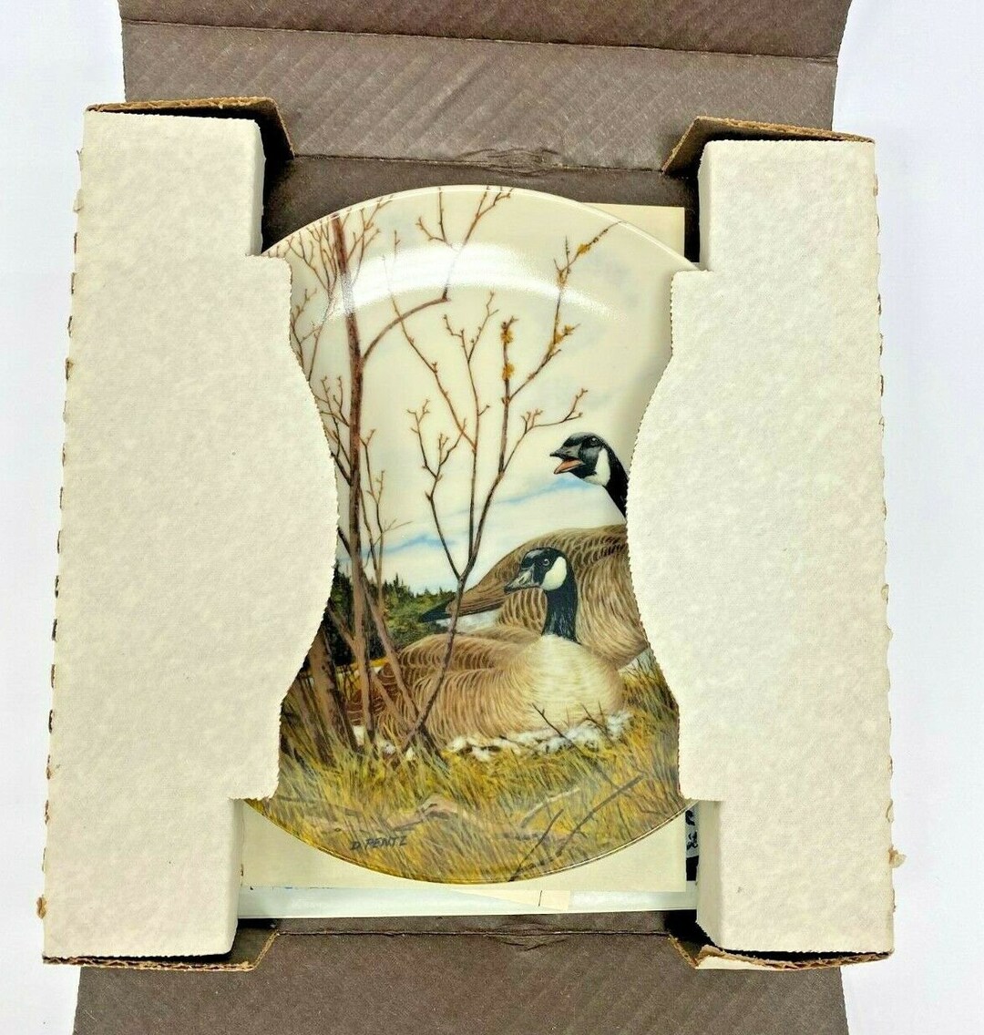 Decorative Birds Collectible Plate by Edwin M Knowles China Co - Etsy