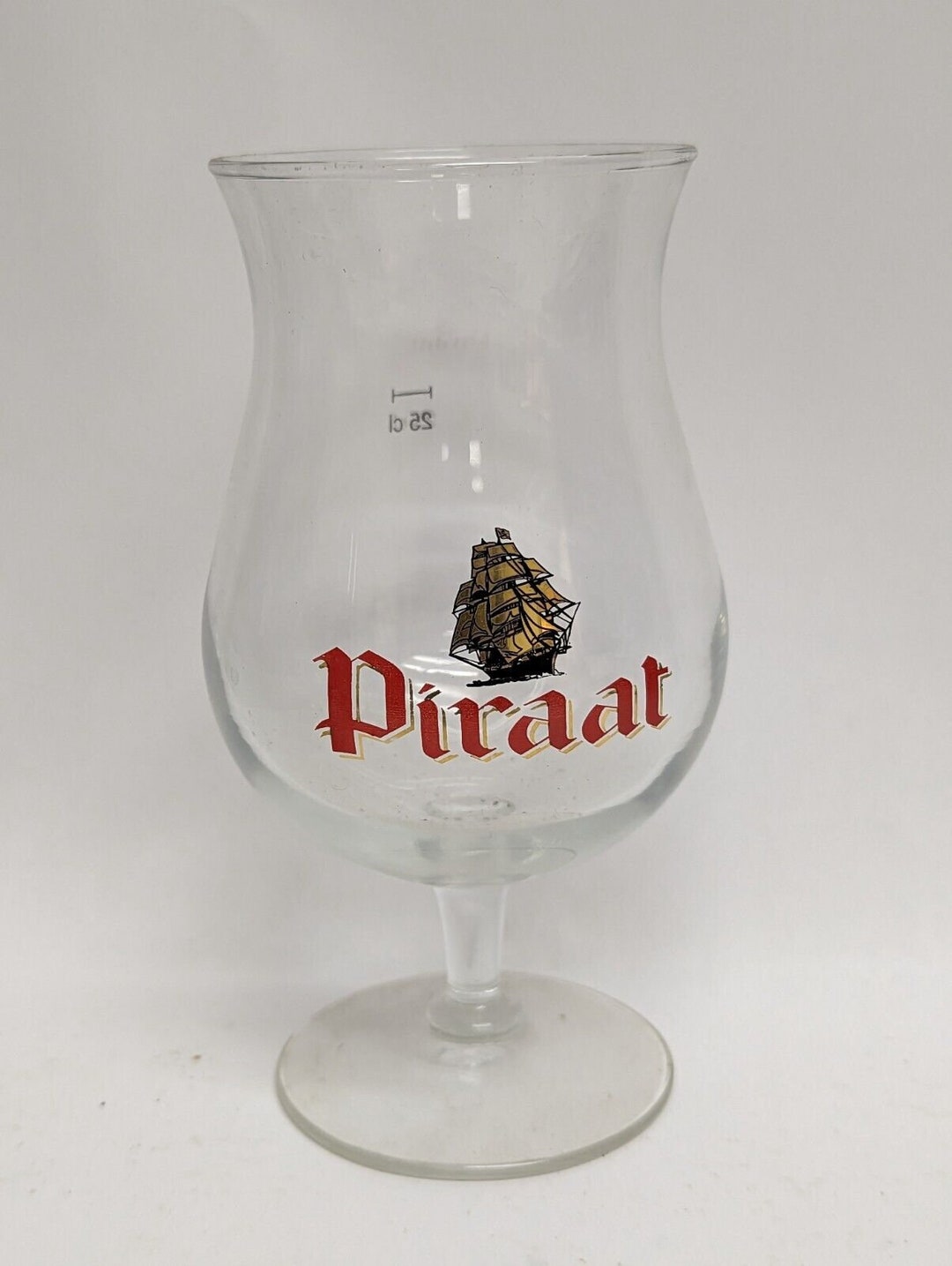 Piraat Belgian Beer Glass Van Steenbergebrewery, 0,25L, Gold Logo - Etsy