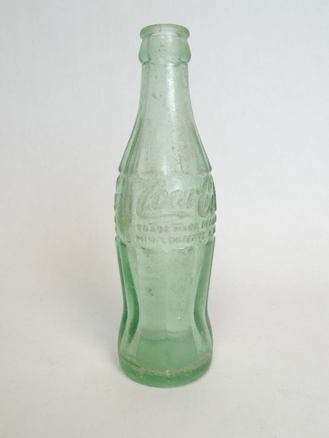 Antique Coca Cola Coke Glass Bottle Rockford Il Etsy