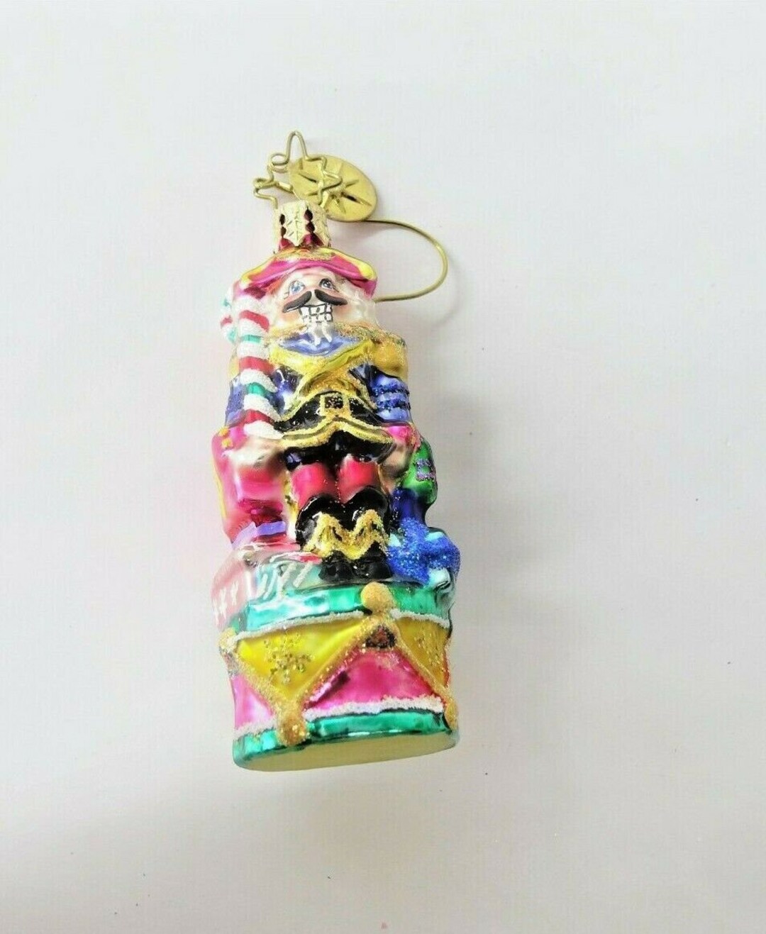 Christopher Radko Christmas Gem Style Ornament Nutcracker Candy Cane ...