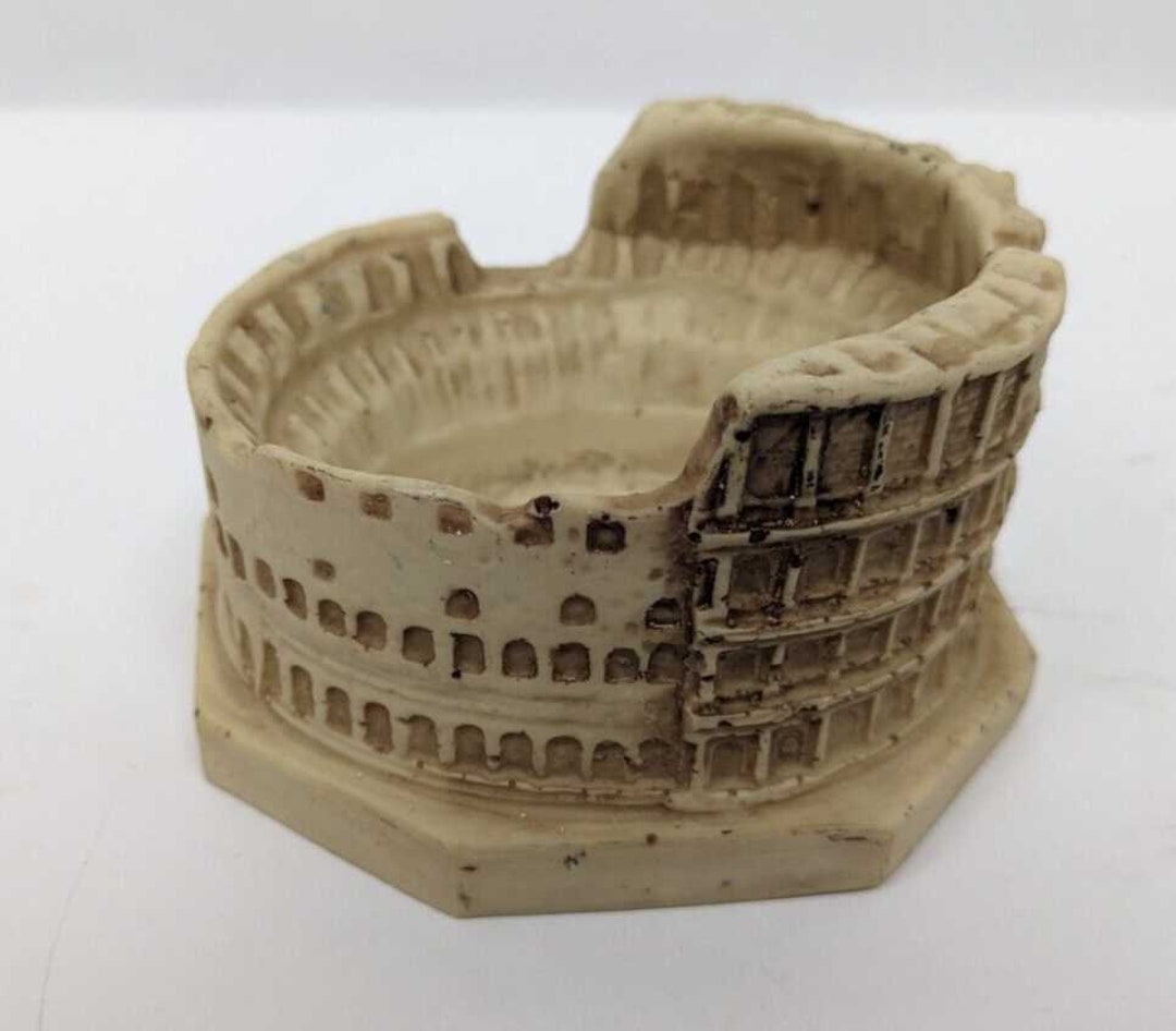 Miniature Roman Colosseum Tabletop Decorative Figurine - Etsy