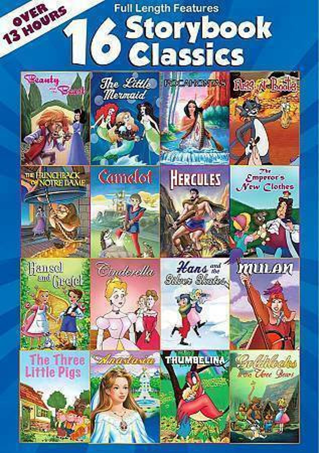 16 Storybook Classics DVD 2014 2-disc Set - Etsy