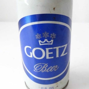 Goetz Antique Retro Pull Tab Beer Can - Etsy