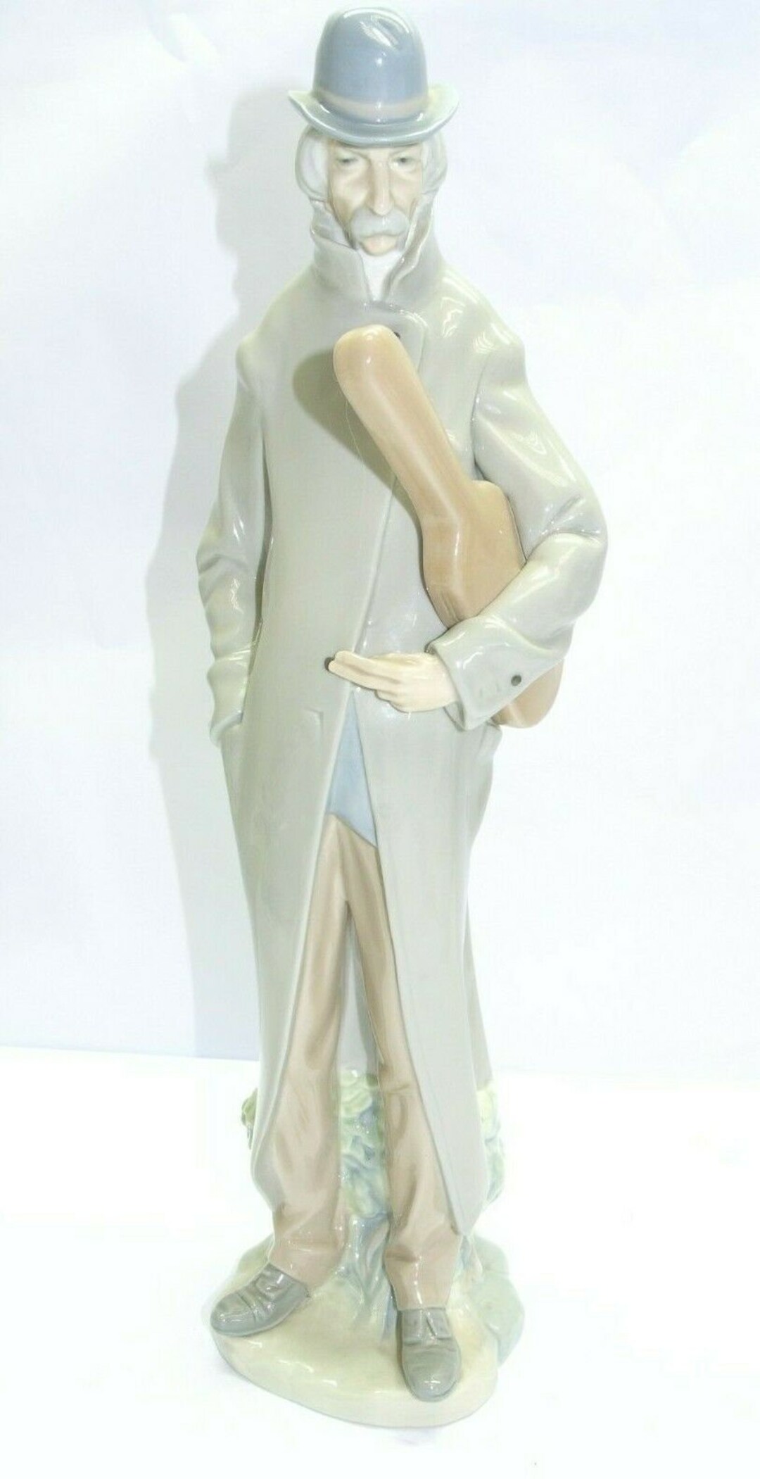 LLADRO Porcelain Figurine Old Man With Violin 14-Inches Excellent ...
