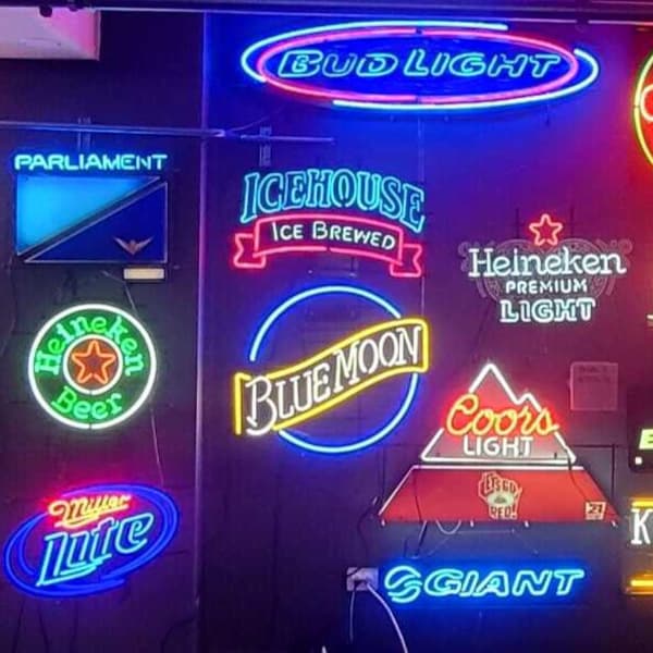Neon Beer Signs - Etsy