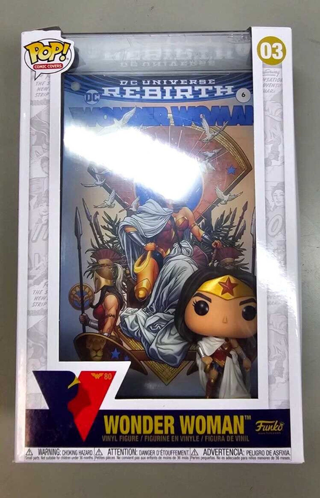 Funko Pop Comic Book Cover With Case: DC Comics Wonder Woman 03 Open ...