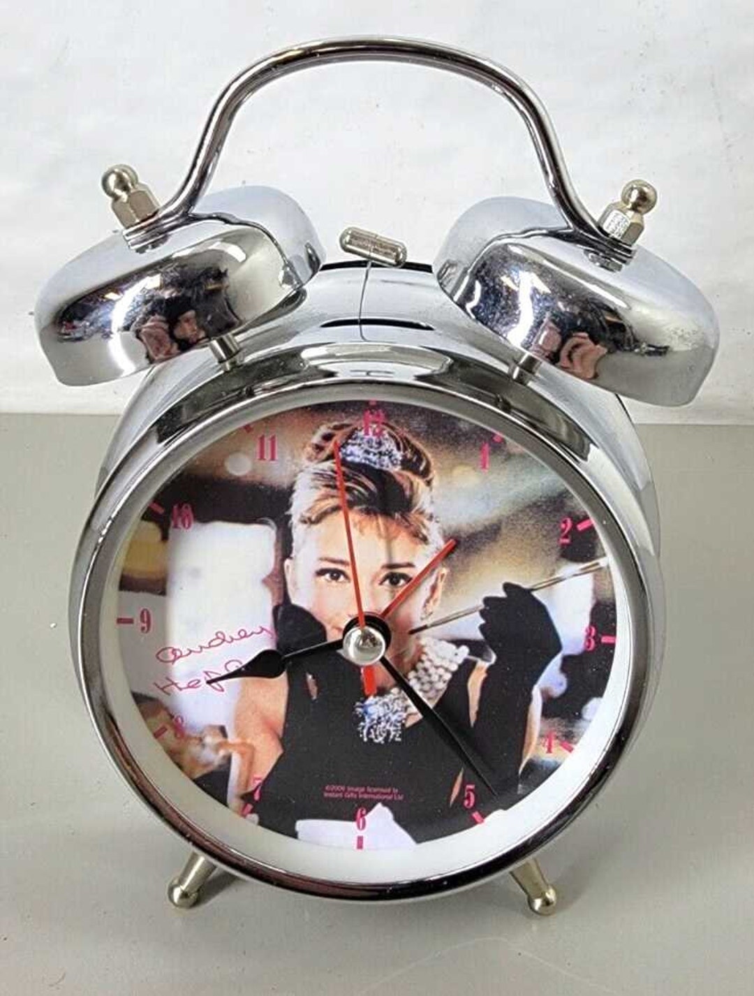 Rare Audrey Hepburn Double Bell Alarm Clock, Works Great - Etsy