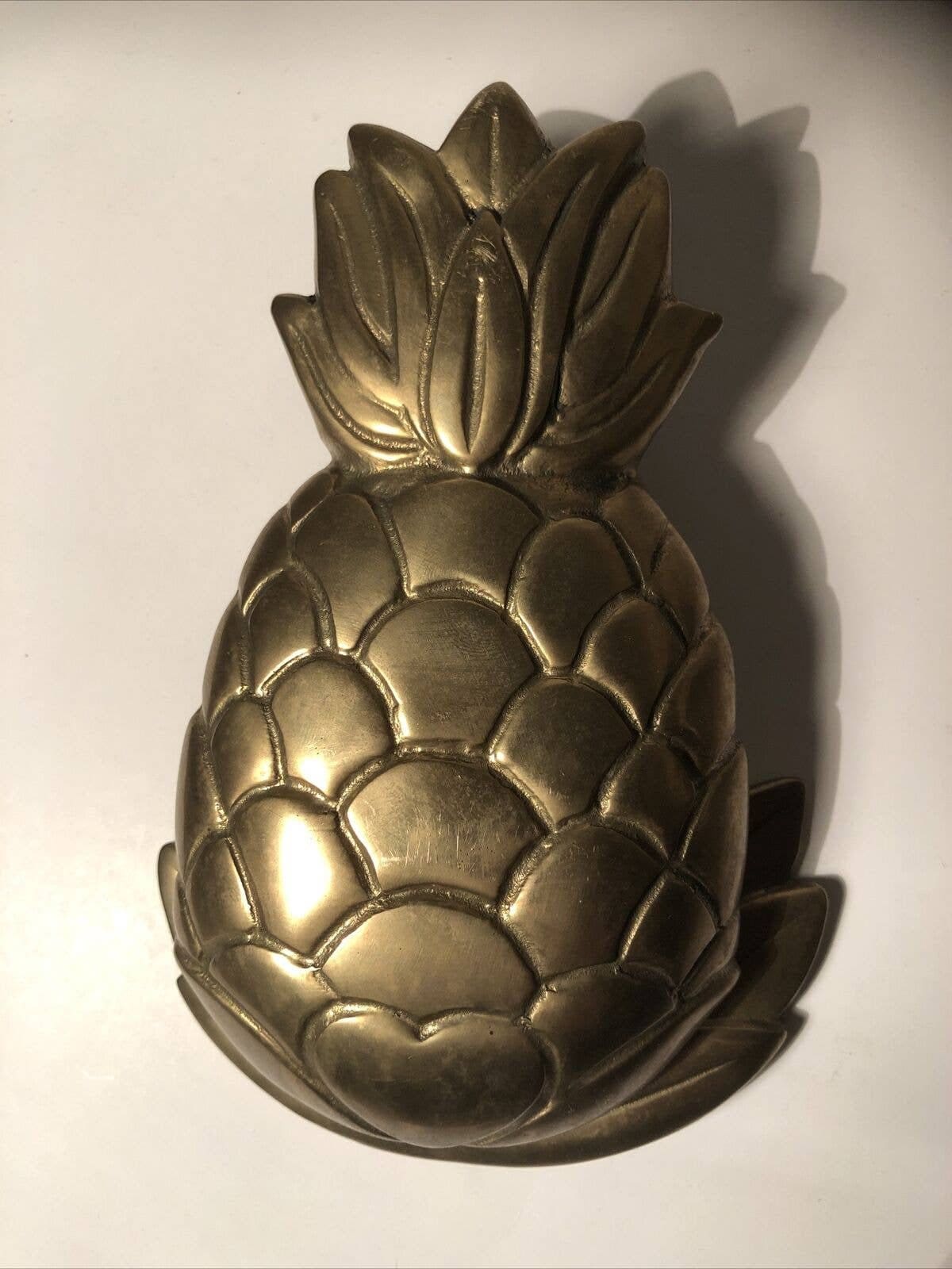Vintage Large Solid Brass Pineapple Door Knocker Beautiful Patina 6 X 4 Taiwan - Etsy