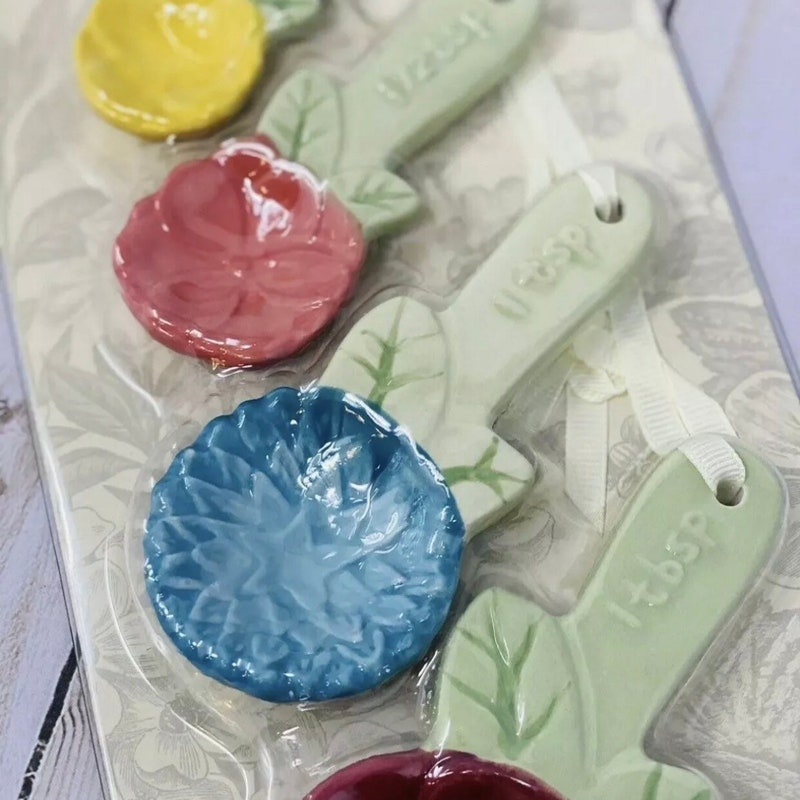 Ceramic Measuring Spoons - Etsy
