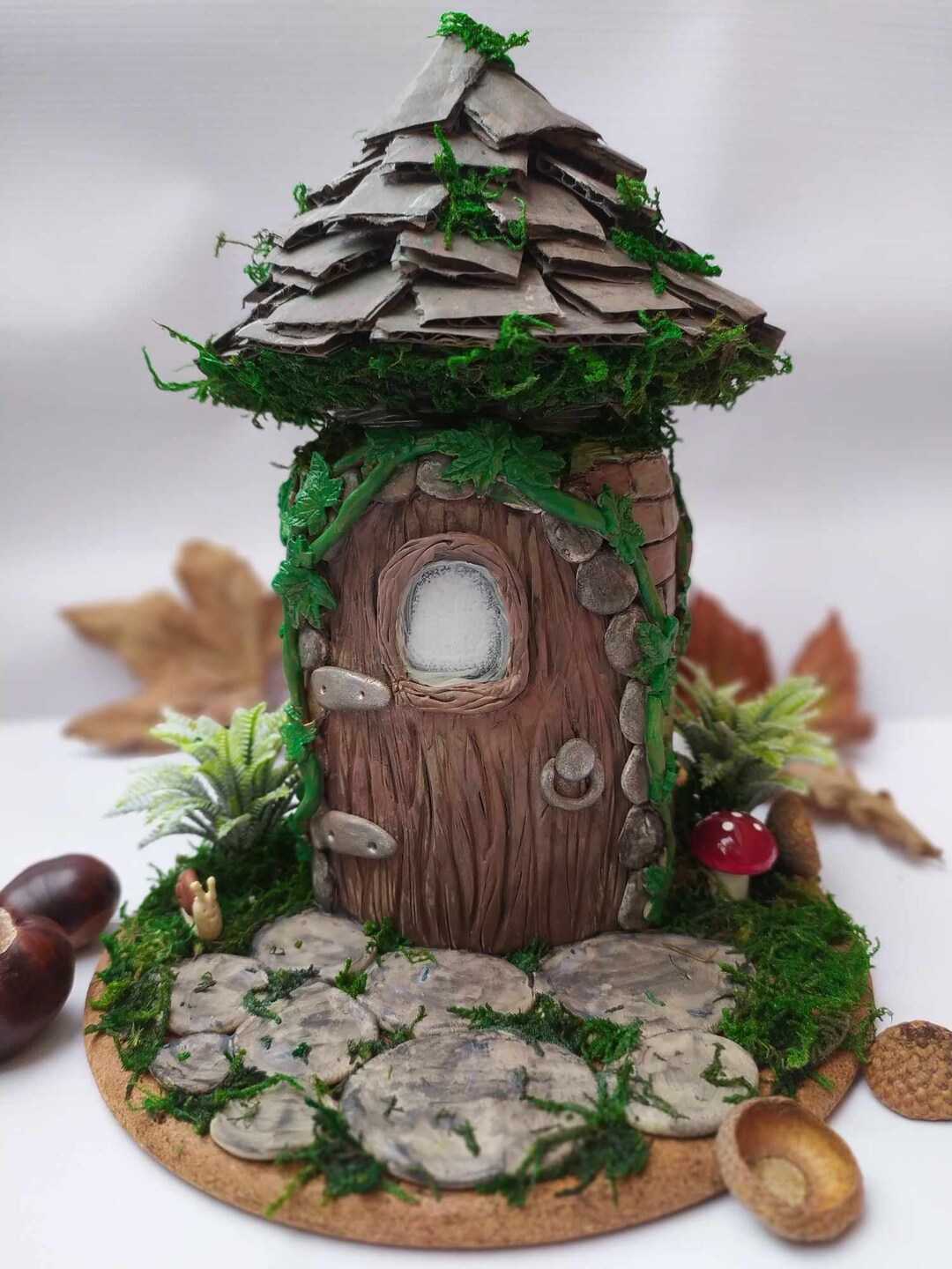 Night Light in the Form of a Forest Hut, Interior Item, Magic Forest ...