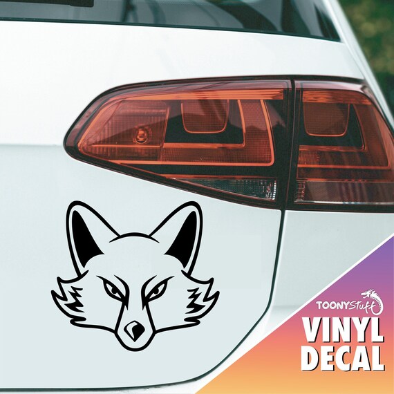 Car Sticker Fox Vinyl Furry - Etsy