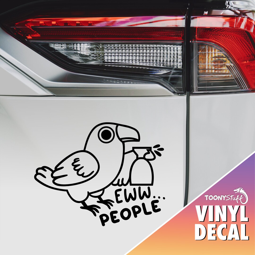 Car Sticker, Ewww People, Raven, Gift Idea - Etsy