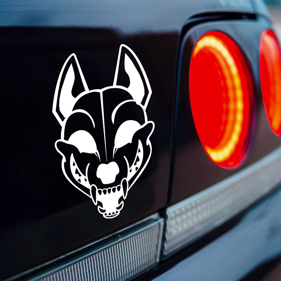 Bumper Sticker, Bumper Sticker, Skulldog, Furry Sticker, Vinyl Sticker ...