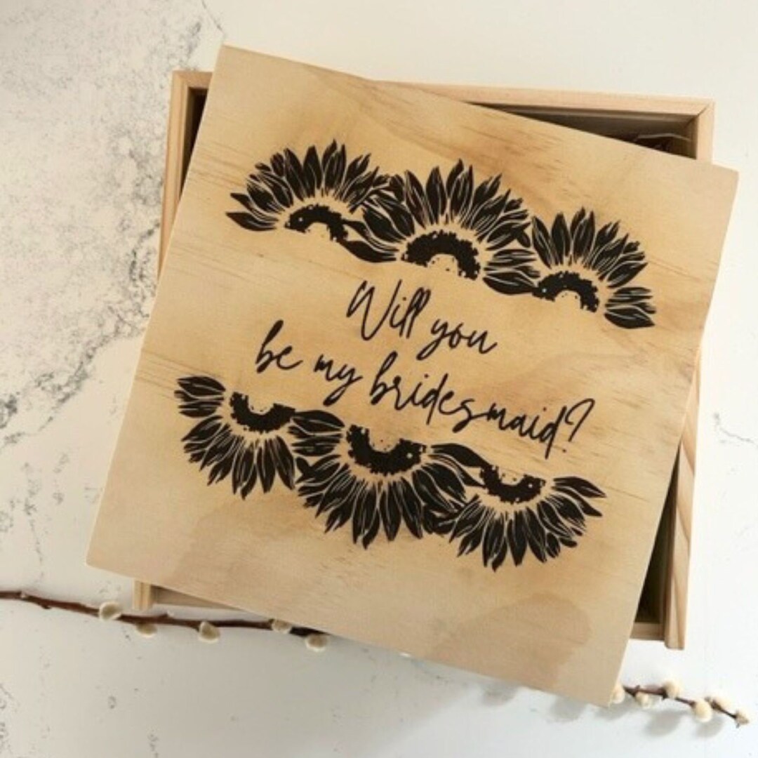 Custom Wood Burned Gift Box, Personalized Wood Burned Box, Custom ...