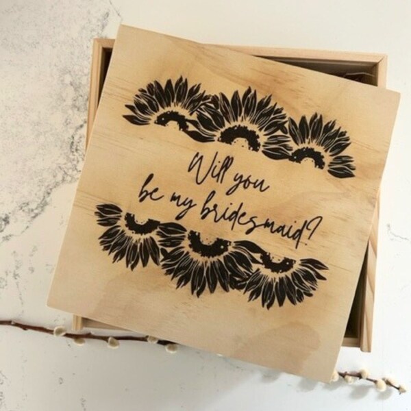 Wood Burned Box - Etsy