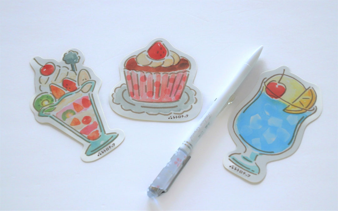 Fun Cream Soda & Cupcake Stickers for Decorating Smartphone - Etsy