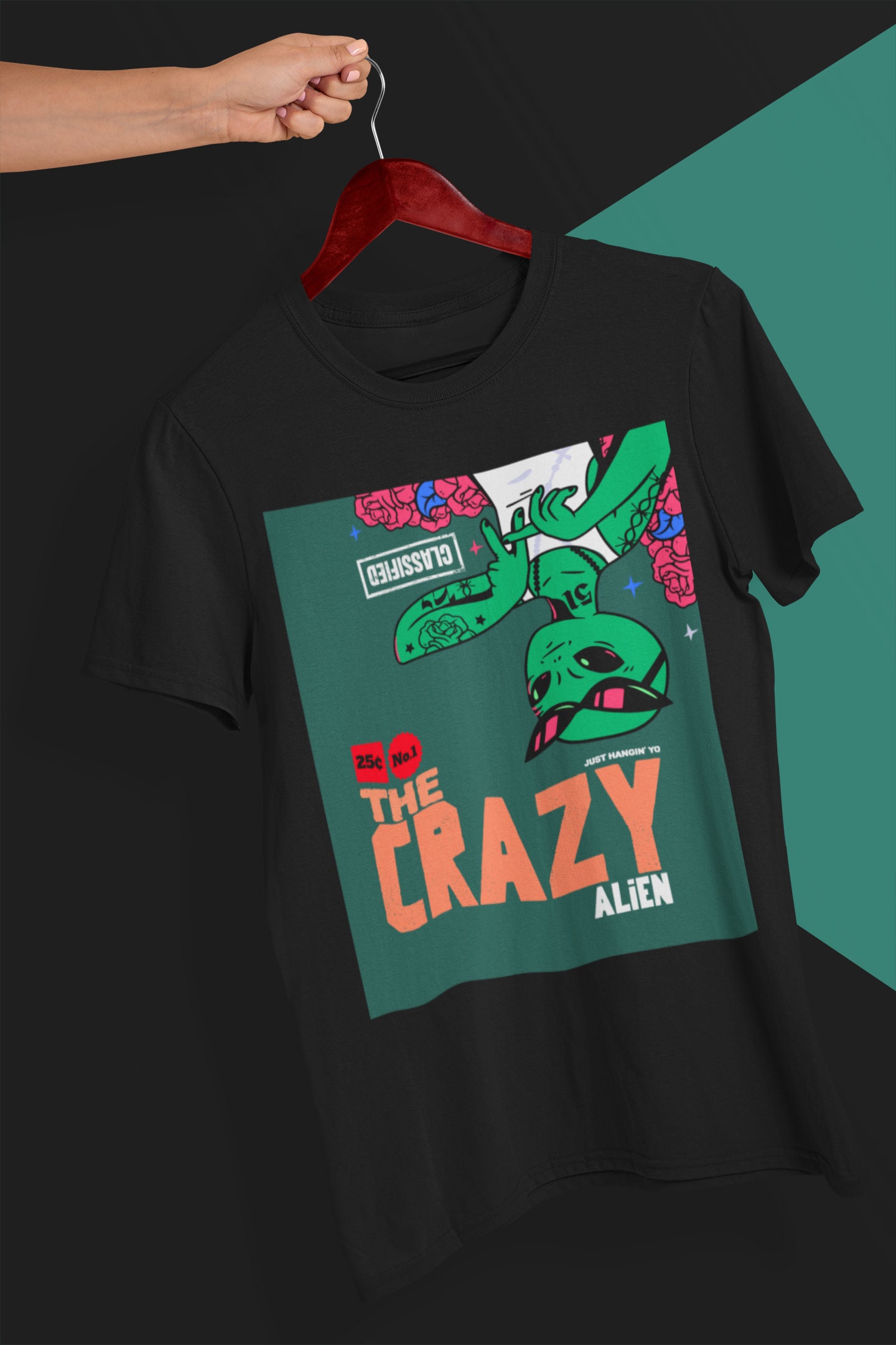 Alien Tshirt Ufo Space T Shirt Gift for Alien Lover T-shjirt - Etsy