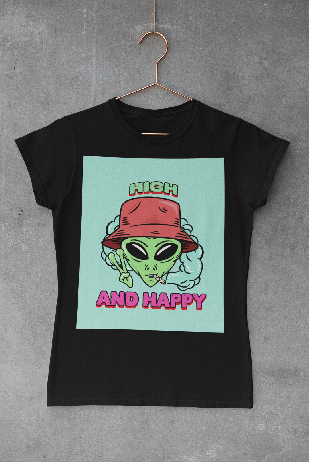 Alien Weed Tshirt 420 Gift T Shirt for Him Alien 420 Gift for Her T ...