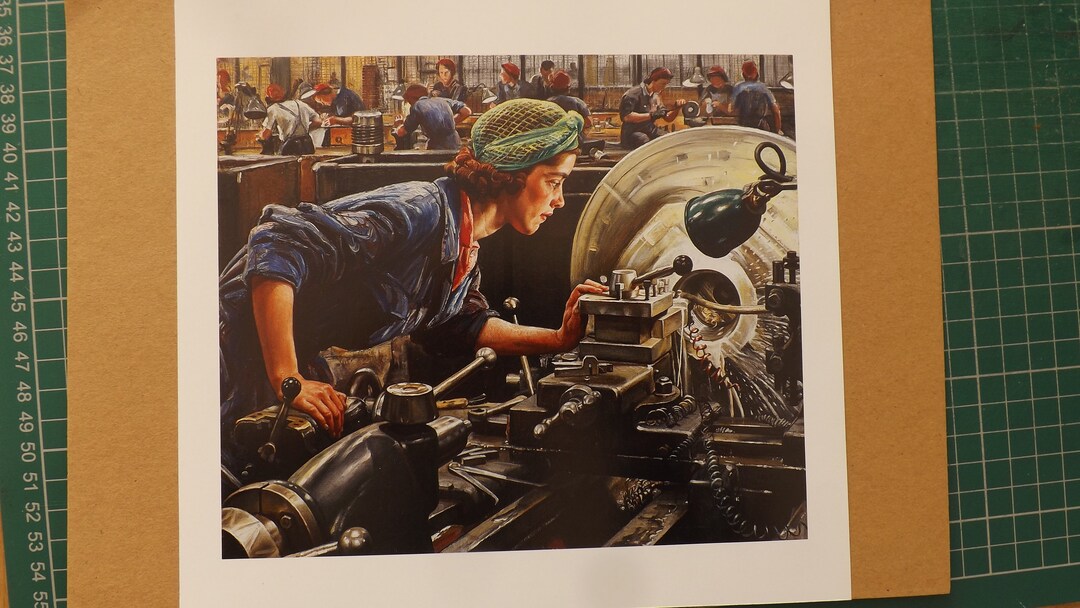 Art Print. Laura Knight. Ruby Loftus Screwing a Breech Ring. - Etsy