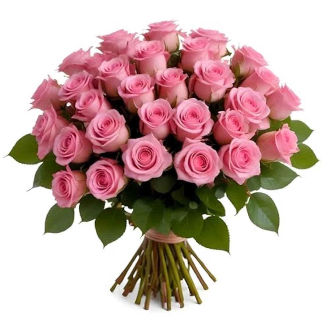 100 Fresh Pink Roses | Arabella Bouquets | Bulk Flowers for Delivery ...