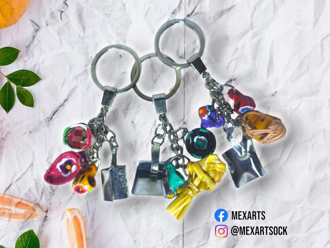 Mexican Keychains, Handcrafted Keychains, Crazy Keychains - Etsy