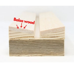 Balsa Wood Sheets Planks for ART, Craft, RC Modeling, Entomology ...