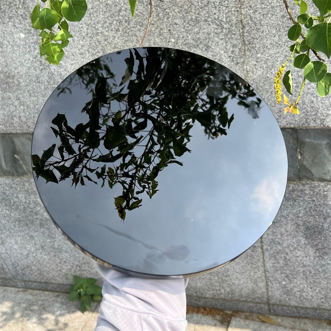 4cm Natural Obsidian Mirror,crystal Scrying Mirror,obsidian Hand Mirror ...