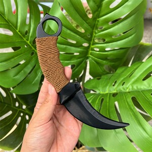 Natural Hand Carved Obsidian Eagle Claw Knife,crystal Quartz Dagger ...