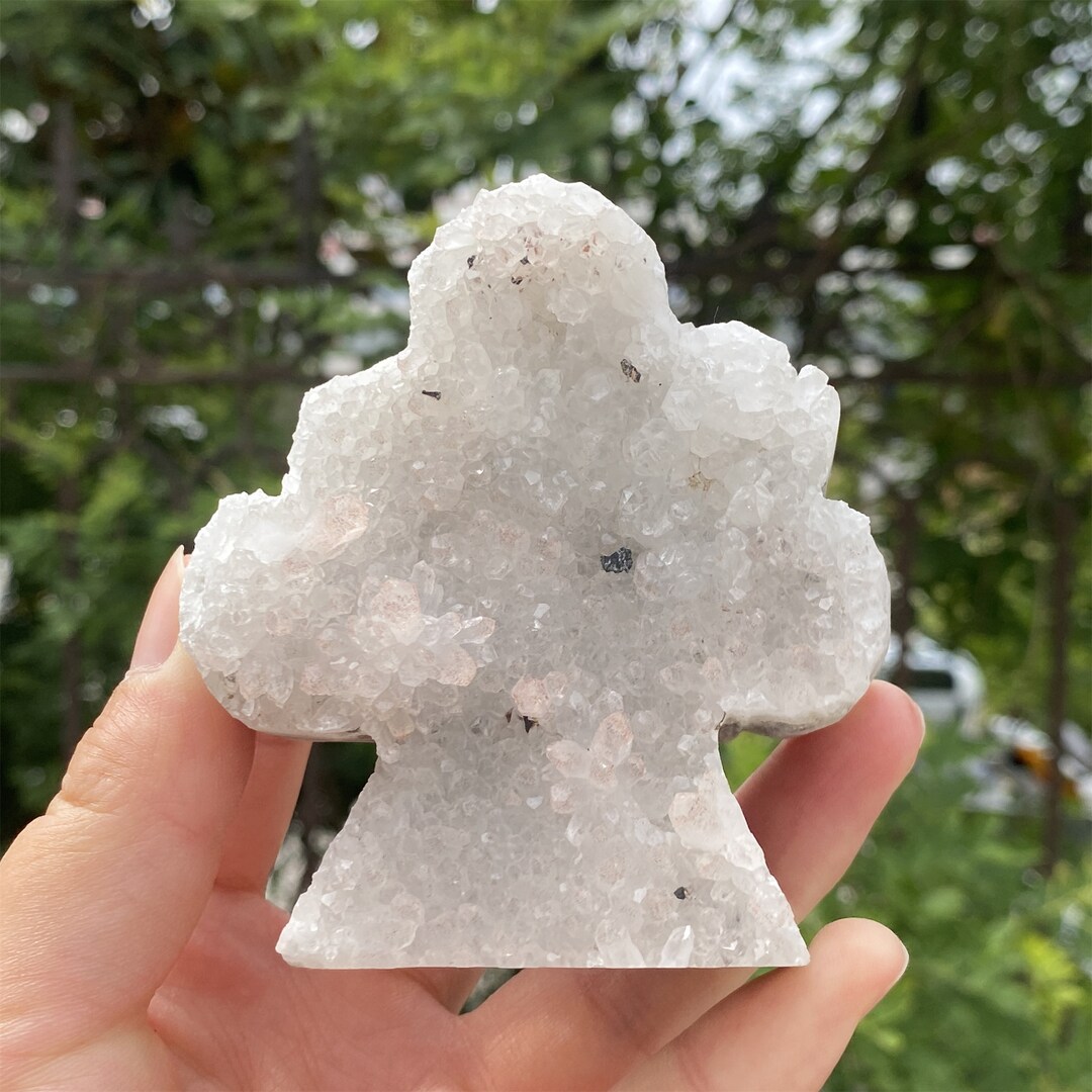 3.5'' Natural Calcite Tree Cluster,crystal Carved Tree,quartz Cluster ...