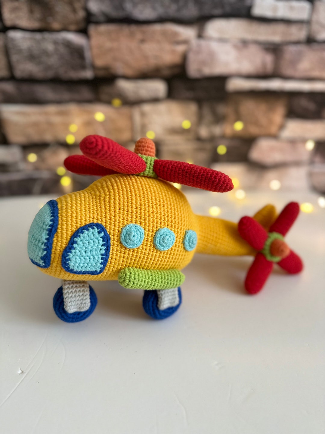 Helicopter, Airplane Plush Toy Crochet Pattern PDF - Etsy
