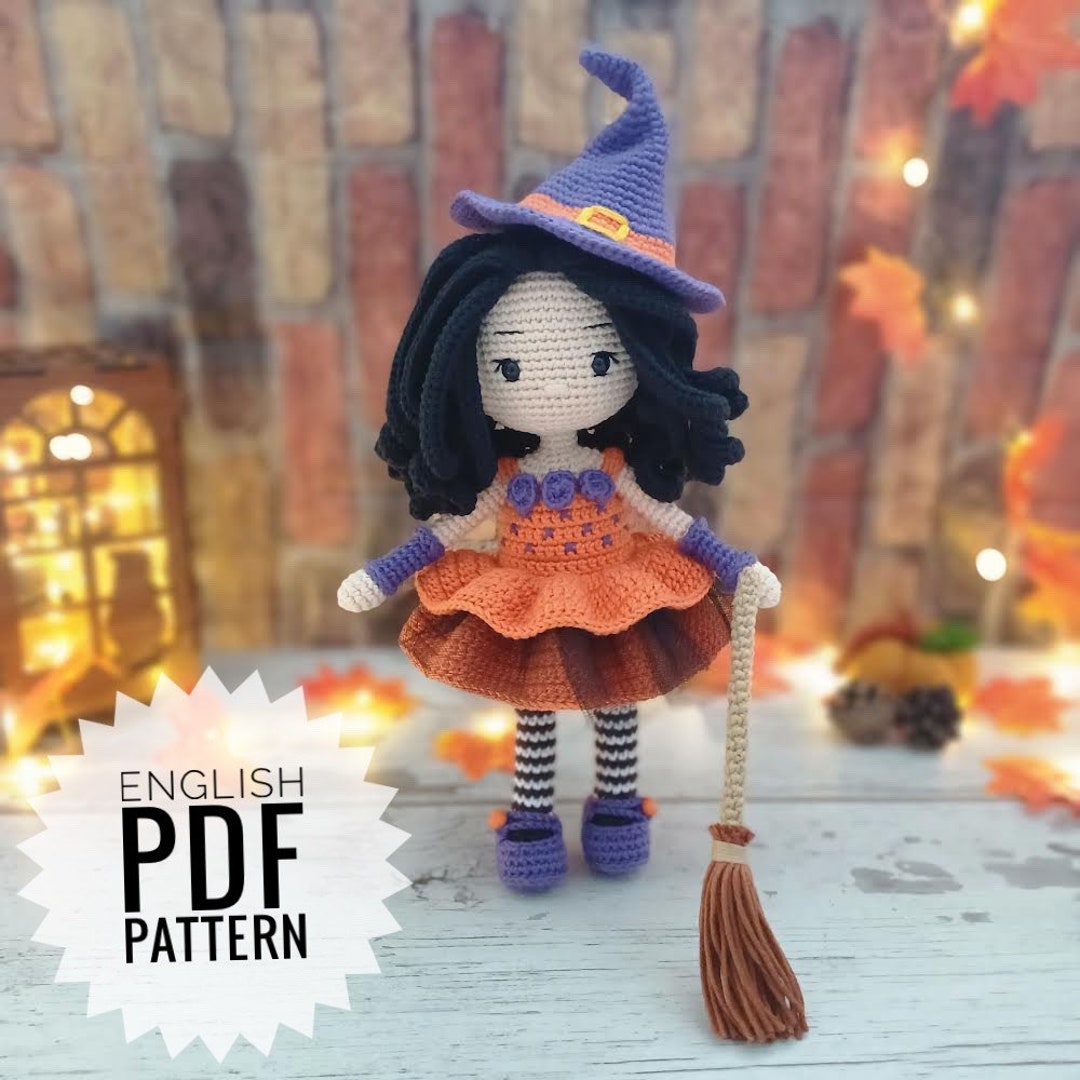 Crochet Witch Doll PDF Pattern - Etsy